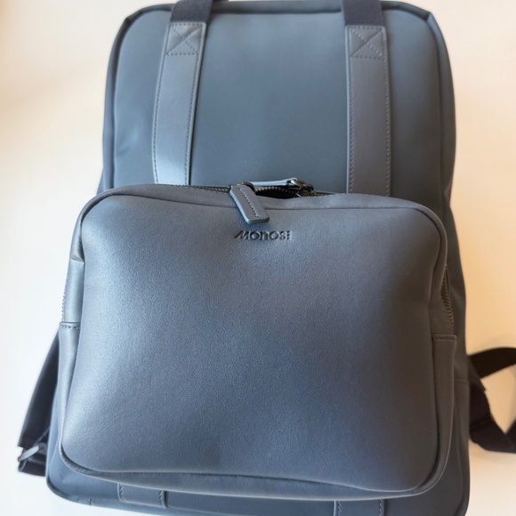 Monos | Bags | Monos Metro Backpack With Metro Classic Kit Oxford Blue ...